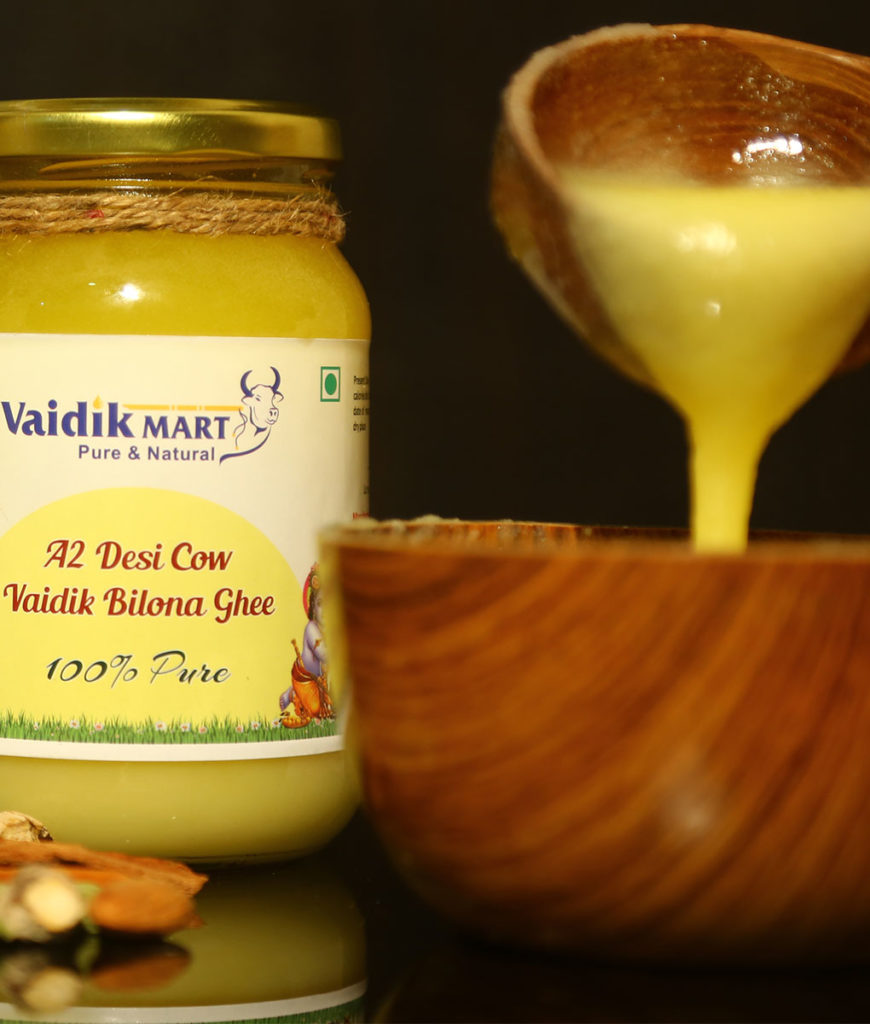 Buy A2 Vedic Bilona Ghee 500 ML | Desi Cow Ghee | Vaidikmart Farm